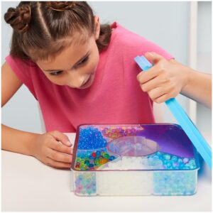 Orbeez Mixin’ Slime Set with 2500+ Orbeez (Micro, Shimmer, Marble & Glow in The Dark), 5 Tools, Storage, One & Only, Sensory Toys for Kids Ages 5+