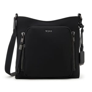 tumi - voyageur tyler crossbody - women's crossbody bag for everyday use - bags for travel - black/gunmetal