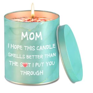 mothers day gifts from daughter,son-mom scented candles funny gifts ideas for mom,mothers day/christmas birthday unique gifts for mama,9oz