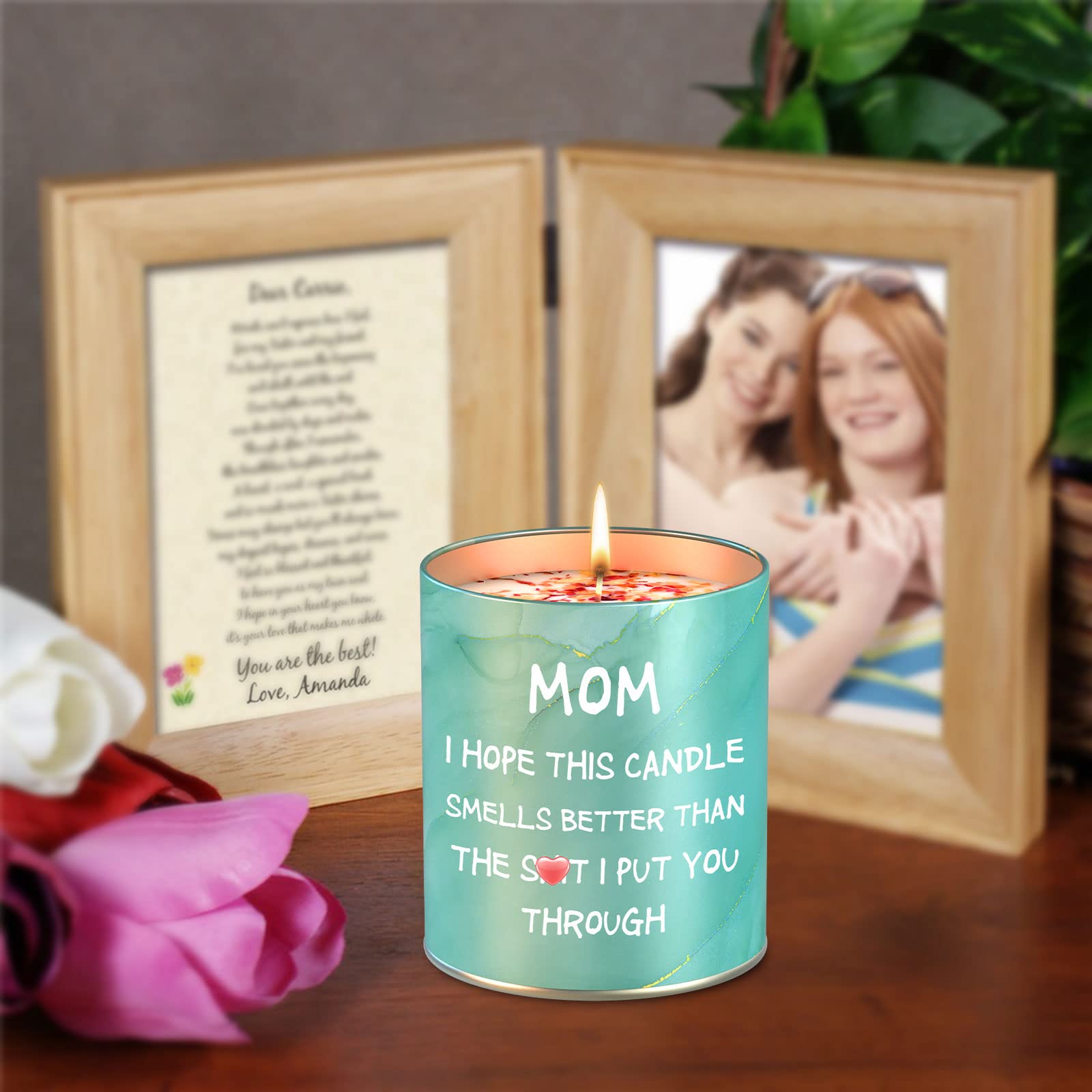 Mothers Day Gifts from Daughter,Son-Mom Scented Candles Funny Gifts Ideas for Mom,Mothers Day/Christmas Birthday Unique Gifts for Mama,9oz