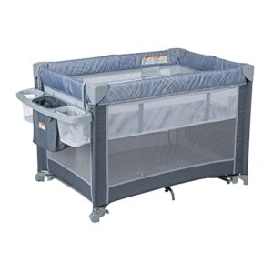 cosco rocking bassinet with play yard dlx, organic waves