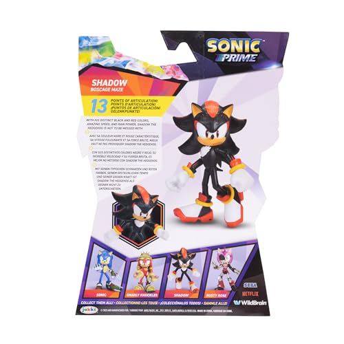 Sonic Prime 5" Articulated Action Figure - Shadow Green Hill Zone