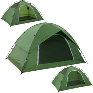 camping tent for 2 person, 4 person, 6 person - waterproof two person tents for camping, small easy up tent for family, outdoor, kids, scouts in all weather and all season by clostnature