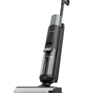 Tosima H1 Vacuum Mop Combo, Cordless Wet-Dry Vacuum Cleaner, Lightweight & Long Run Time, Great for Sticky Messes and Pet Hair, Space-Saving Design, Black