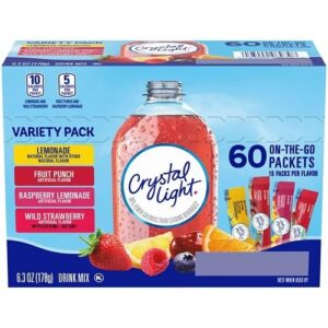 crystal light sugar free lemonade (60 count)