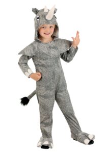 fun costumes rhinoceros toddler costume 2t gray