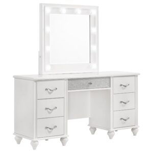 coaster home furnishings vanity table & mirror