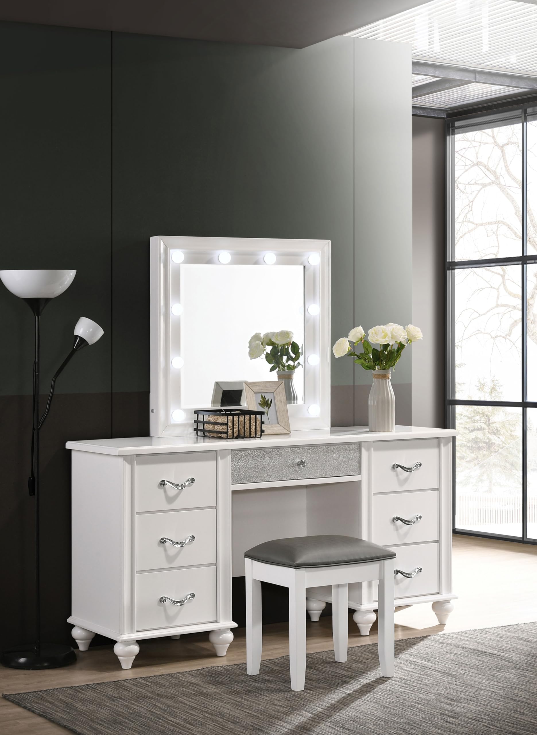 Coaster Home Furnishings Vanity Table & Mirror