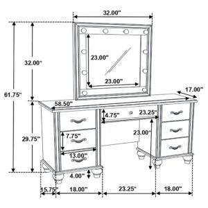 Coaster Home Furnishings Vanity Table & Mirror