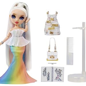 Rainbow High Fantastic Fashion Amaya Raine – Rainbow 11” Fashion Doll and Playset with 2 complete doll outfits, and fashion play Accessories, Great Gift for Kids 4-12 Years Old