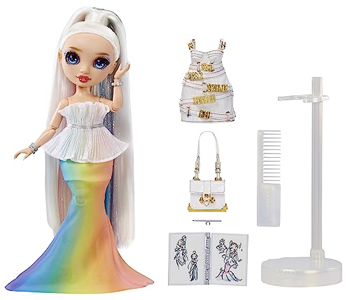 Rainbow High Fantastic Fashion Amaya Raine – Rainbow 11” Fashion Doll and Playset with 2 complete doll outfits, and fashion play Accessories, Great Gift for Kids 4-12 Years Old