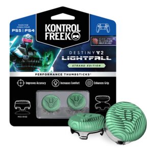 kontrolfreek destiny 2: lightfall performance thumbsticks for playstation 4 (ps4) and playstation 5 (ps5) | 1 high-rise, 1 mid-rise