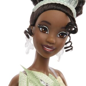 Mattel Disney Princess Toys, Collector Tiana Doll Celebrating Disney 100 Years of Wonder, Inspired by the Movie The Princess & The Frog