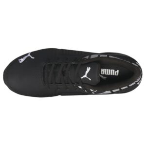 PUMA Mens Viz Runner Repeat Perforated Wide Running Sneakers Shoes - Black - Size 11.5 W