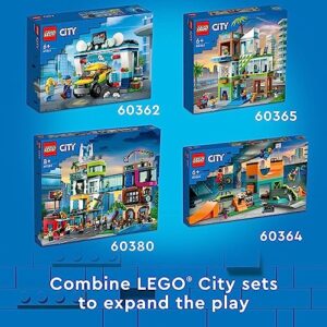 LEGO My City Family House and Electric Car 60398 Building Toy Set, includes a Kitchen, 2 Bedrooms, Greenhouse, Solar Panels Plus 3 Minifigures and a Puppy, Gift Idea for Ages 6+