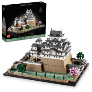 lego architecture landmarks collection: himeji castle 21060 building set, build & display this collectible model for adults, fun gift for lovers of japan, famous japanese buildings, history and travel