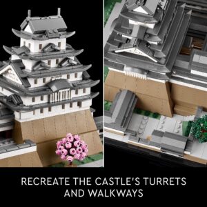 LEGO Architecture Landmarks Collection: Himeji Castle 21060 Building Set, Build & Display this Collectible Model for Adults, Fun Gift for Lovers of Japan, Famous Japanese Buildings, History and Travel