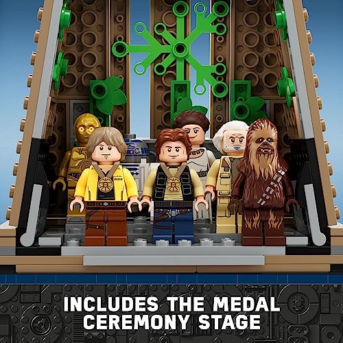 LEGO Star Wars A New Hope Yavin 4 Rebel Base, Star Wars Playset with a Command Room, Medal Ceremony Stage, Y-wing Starfighter, 12 Star Wars Figures and More, Fun Gift for Kids Ages 8 and Up, 75365