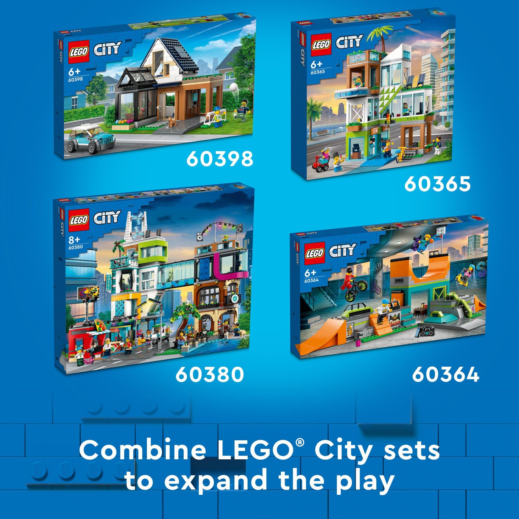 LEGO City Car Wash 60362 Building Toy Set, Fun Gift Idea for Kids ages 6+, Features Spinnable Washer Brushes and includes an Automobile and 2 Minifigures