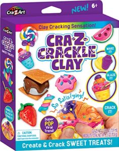 cra-z-crackle clay create & crack sweet treats for ages 6 and up