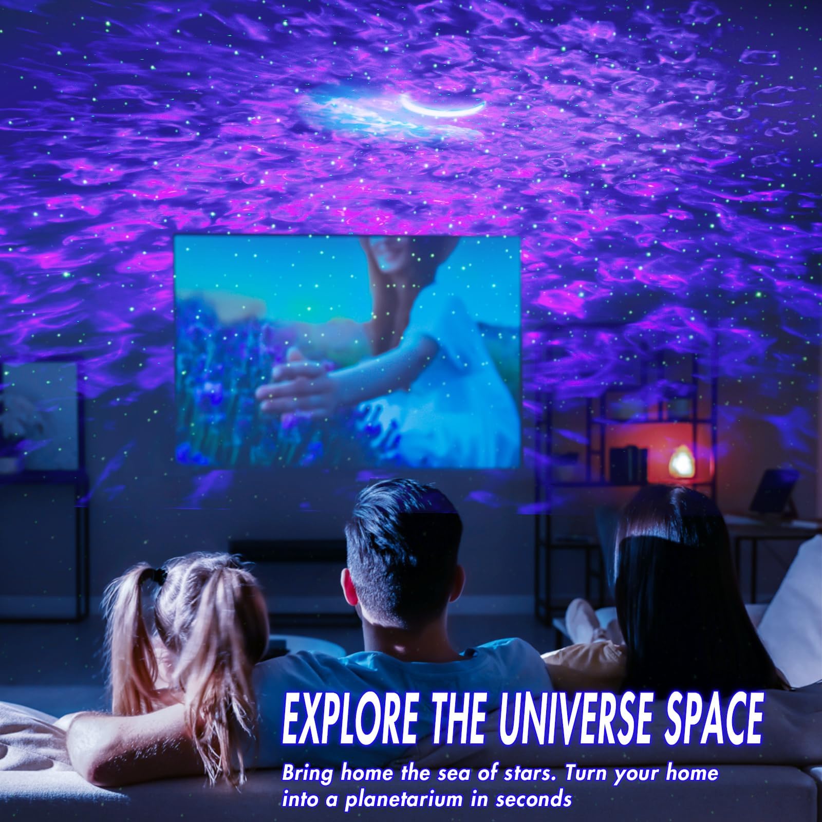 Star Projector Space Galaxy Night Light Projector, with Remote Timer and Bluetooth Music for Adults Kids Room Decor, Gifts for Christmas, Birthdays Party