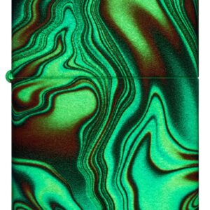 Zippo Colorful Swirl Design Glow in The Dark 540 Color Pocket Lighter