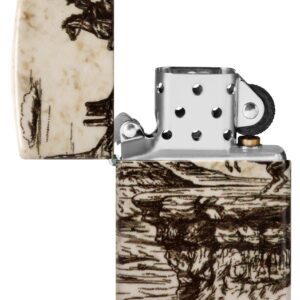 Zippo Wild West Scene Design 540 Color Pocket Lighter