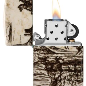 Zippo Wild West Scene Design 540 Color Pocket Lighter