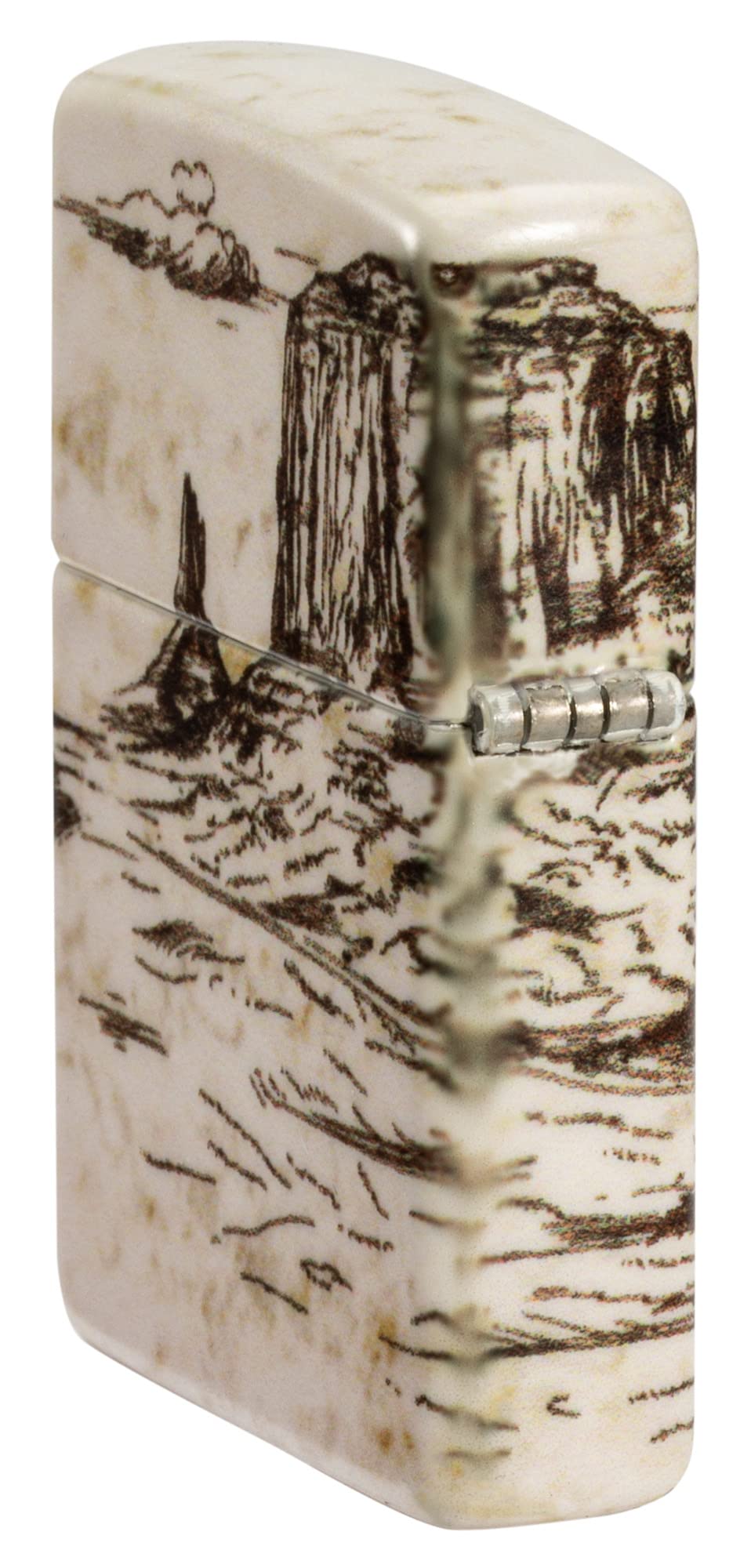 Zippo Wild West Scene Design 540 Color Pocket Lighter