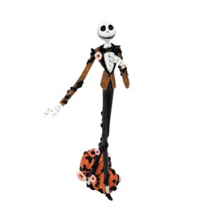 enesco disney showcase the nightmare before christmas jack skellington botanical figurine, 8.66 inch, multicolor