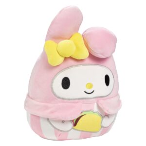 Squishmallows 8" My Melody with Taco Food Truck Series Plush - Official Kellytoy - Collectible Soft & Squishy Sanrio Hello Kitty Stuffed Animal Toy - Gift for Kids, Girls & Boys - 8 Inch