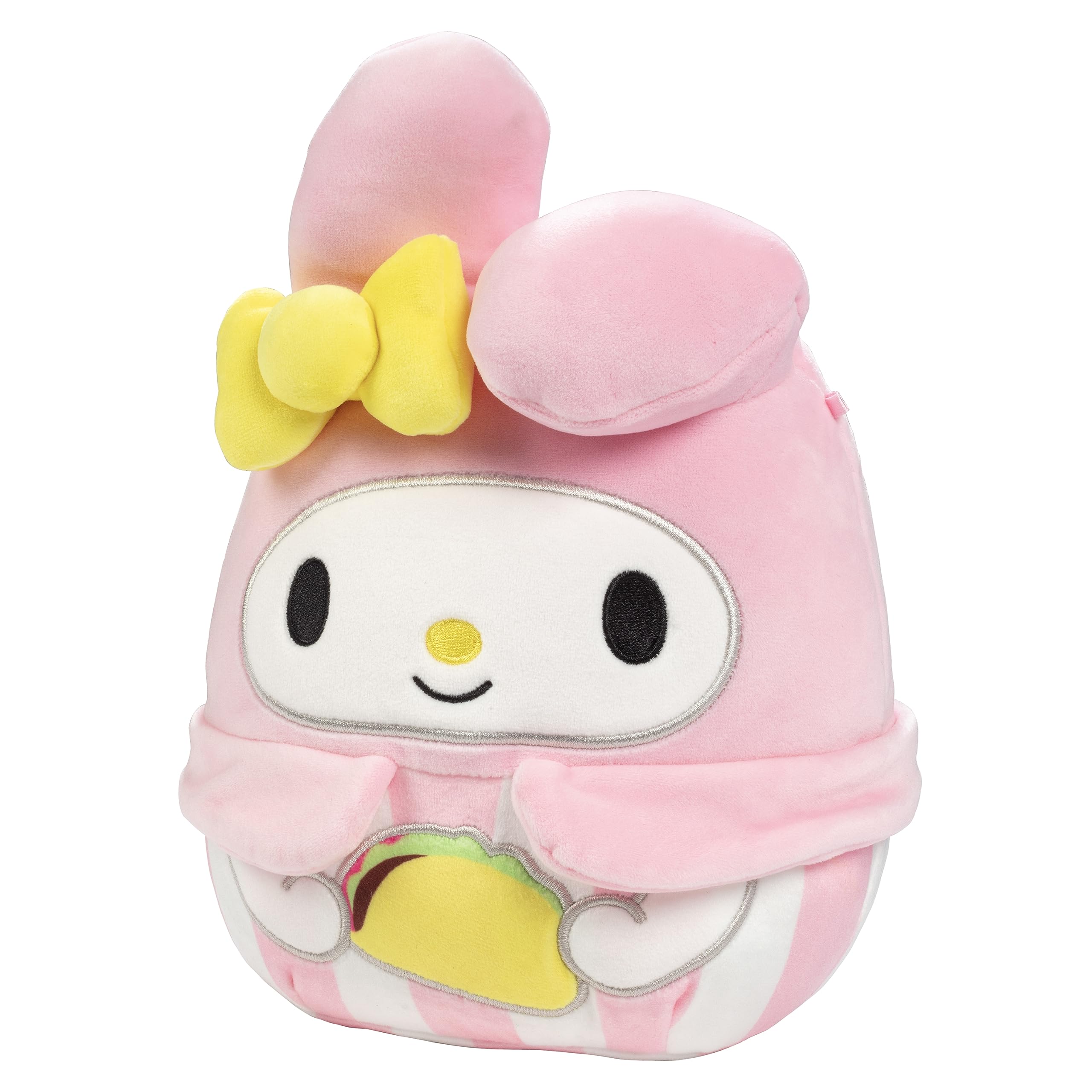 Squishmallows 8" My Melody with Taco Food Truck Series Plush - Official Kellytoy - Collectible Soft & Squishy Sanrio Hello Kitty Stuffed Animal Toy - Gift for Kids, Girls & Boys - 8 Inch