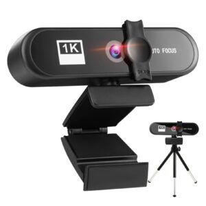 1 set webcam usb 4k hd-compatible with privacy cover, webcam with microphone, 360 degree rotation web cam, video calling computer camera a