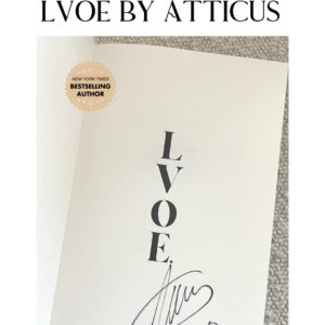 LVOE: Poems, Epigrams & Aphorisms OfficialSigned Paperback by Atticus