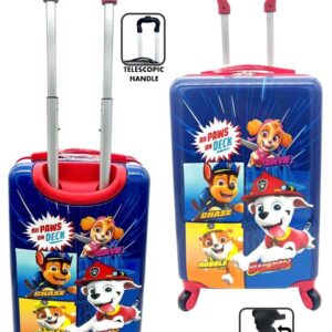 Fast Forward Kids Licensed Hard-Side 20” Spinner Luggage Lightweight Carry-On Suitcase (Paw Patrol) Carry-On 20 Inch