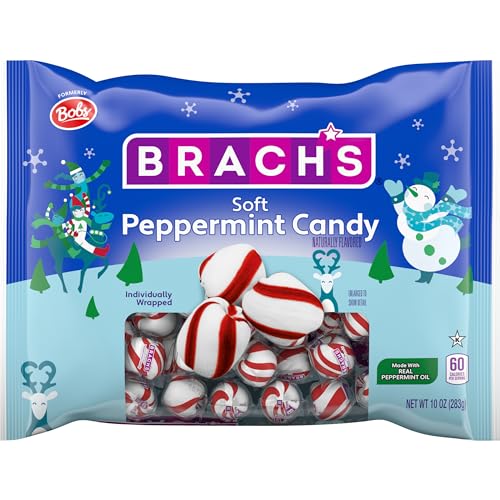 Brach's Holiday Soft Peppermint Candy, 10oz