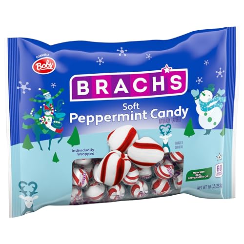 Brach's Holiday Soft Peppermint Candy, 10oz