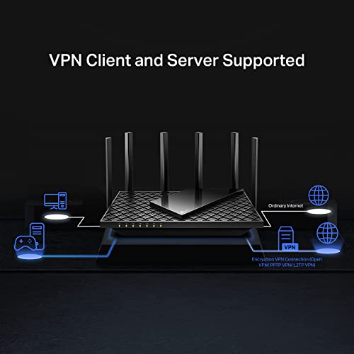 TP-Link AX5400 WiFi 6 Router (Archer AX72 Pro) Multi Gigabit Wireless Internet Router, 1 x 2.5 Gbps Port, Dual Band, VPN Router, Guest Network, MU-MIMO, USB 3.0 Port, WPA3, Compatible with Alexa