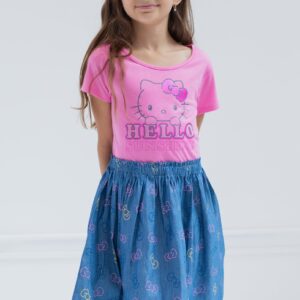 Hello Kitty Little Girls Dress Blue 5