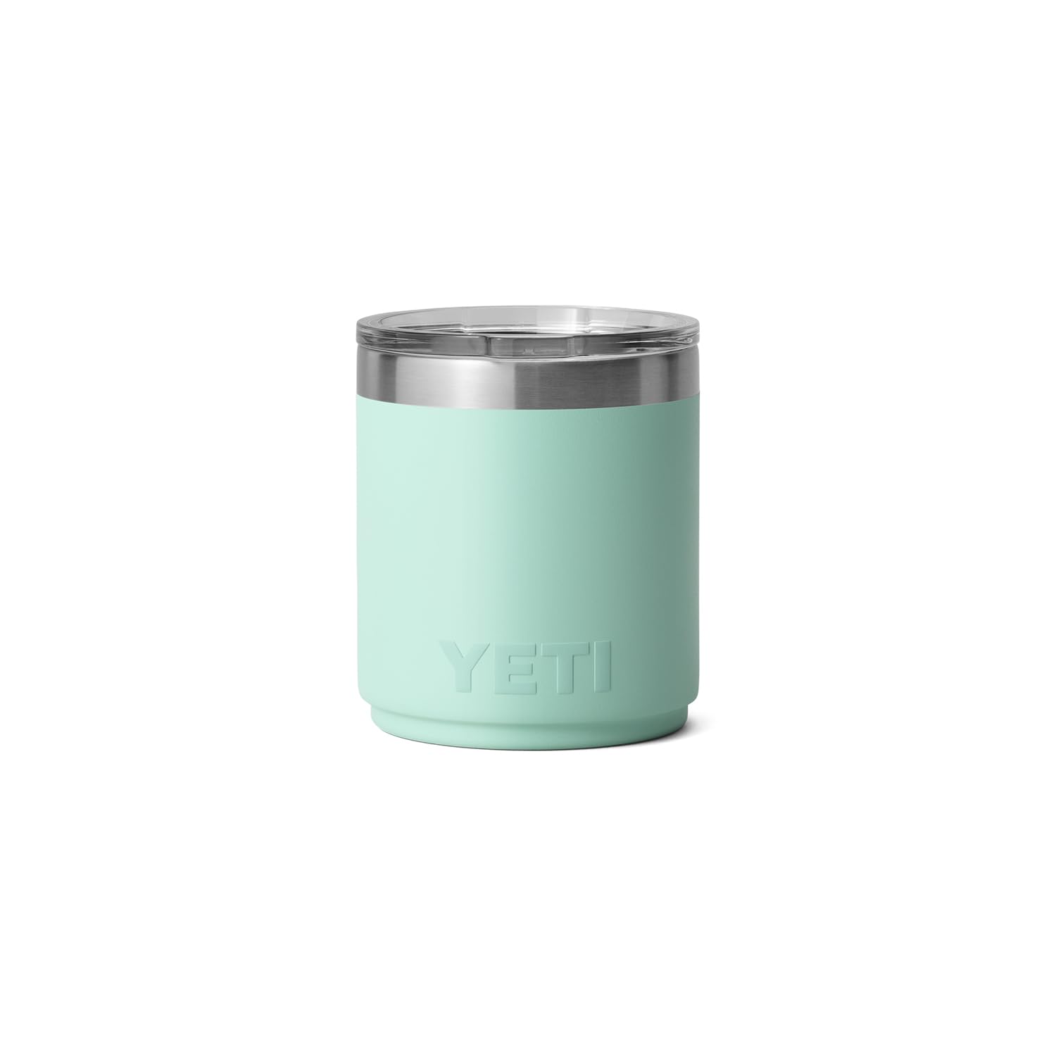 YETI Rambler 10 oz Stackable Lowball 2.0, Vacuum Insulated, Stainless Steel with MagSlider Lid, Seafoam