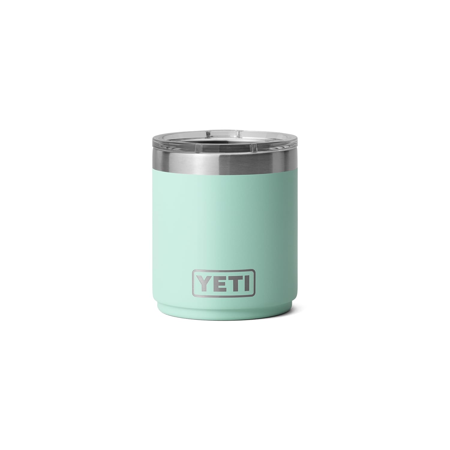 YETI Rambler 10 oz Stackable Lowball 2.0, Vacuum Insulated, Stainless Steel with MagSlider Lid, Seafoam