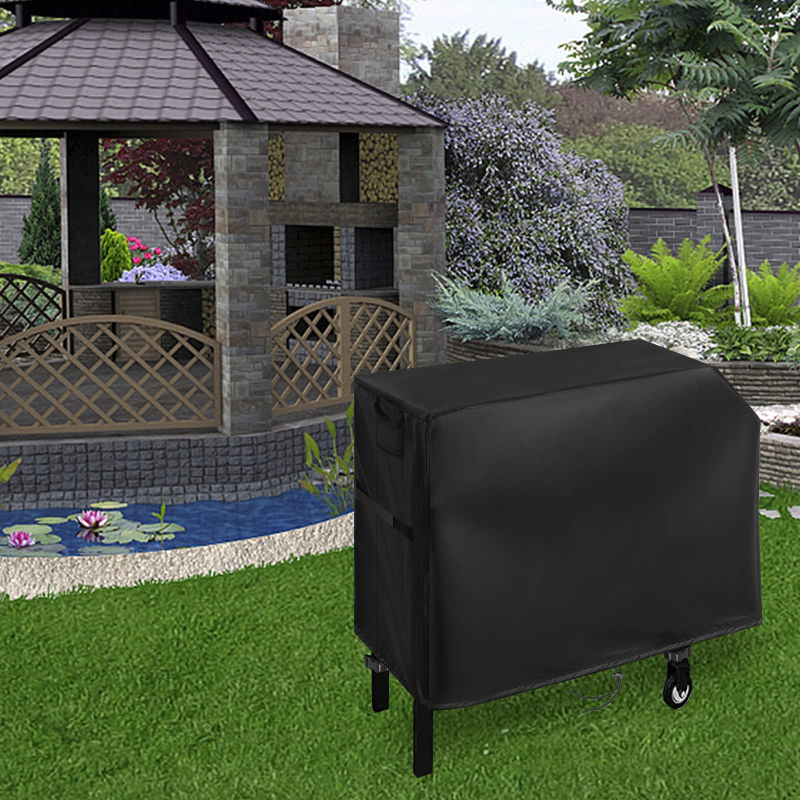 Jungda Grill Cover for Blackstone Duo Model 1819 17 Inch Griddle and Charcoal Grill Combo