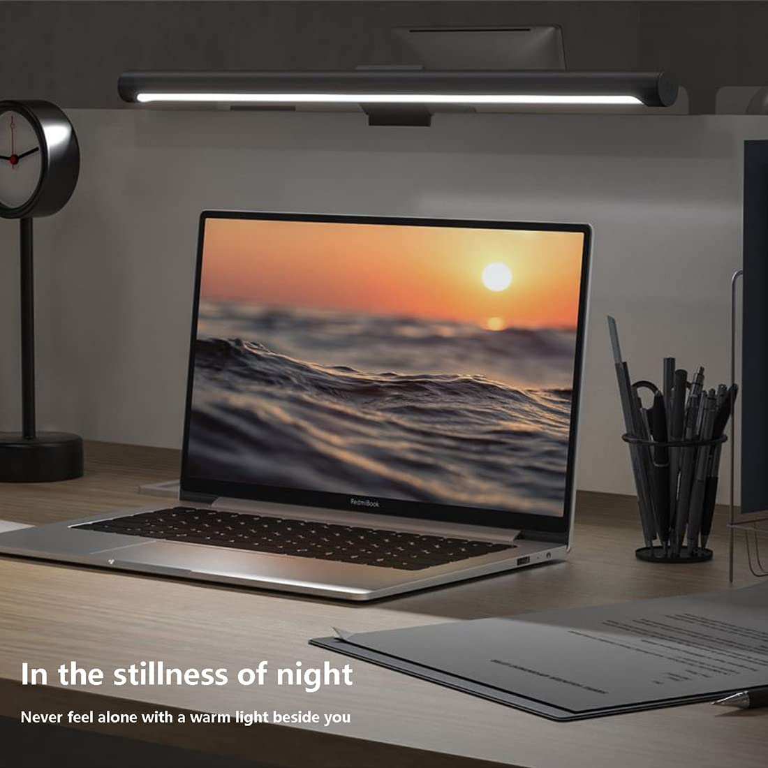 Xiaomi Mi Computer Monitor Light Bar - Wireless Control, Easy Installation, Extra Computer Lighting w/o Taking Desktop Space