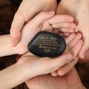 KAAYEE Gifts for Mom Mothers Day, Christmas Retirement Valentine's Day Birthday Gifts for Mom from Daughter Son, to My Mom Gifts Engraved Rocks