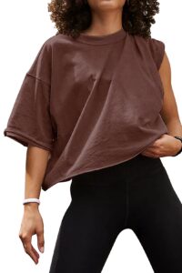 oversized workout shirts for women earth xl