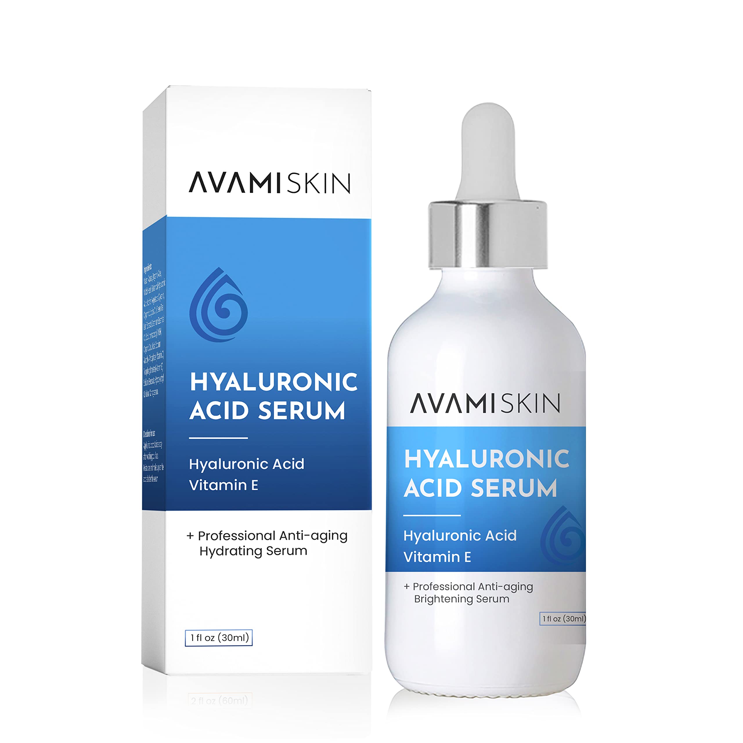 AVAMI 3-Piece Skin Serum Set - Vitamin C, Hyaluronic Acid, Retinol - Unisex - 1 fl. Oz