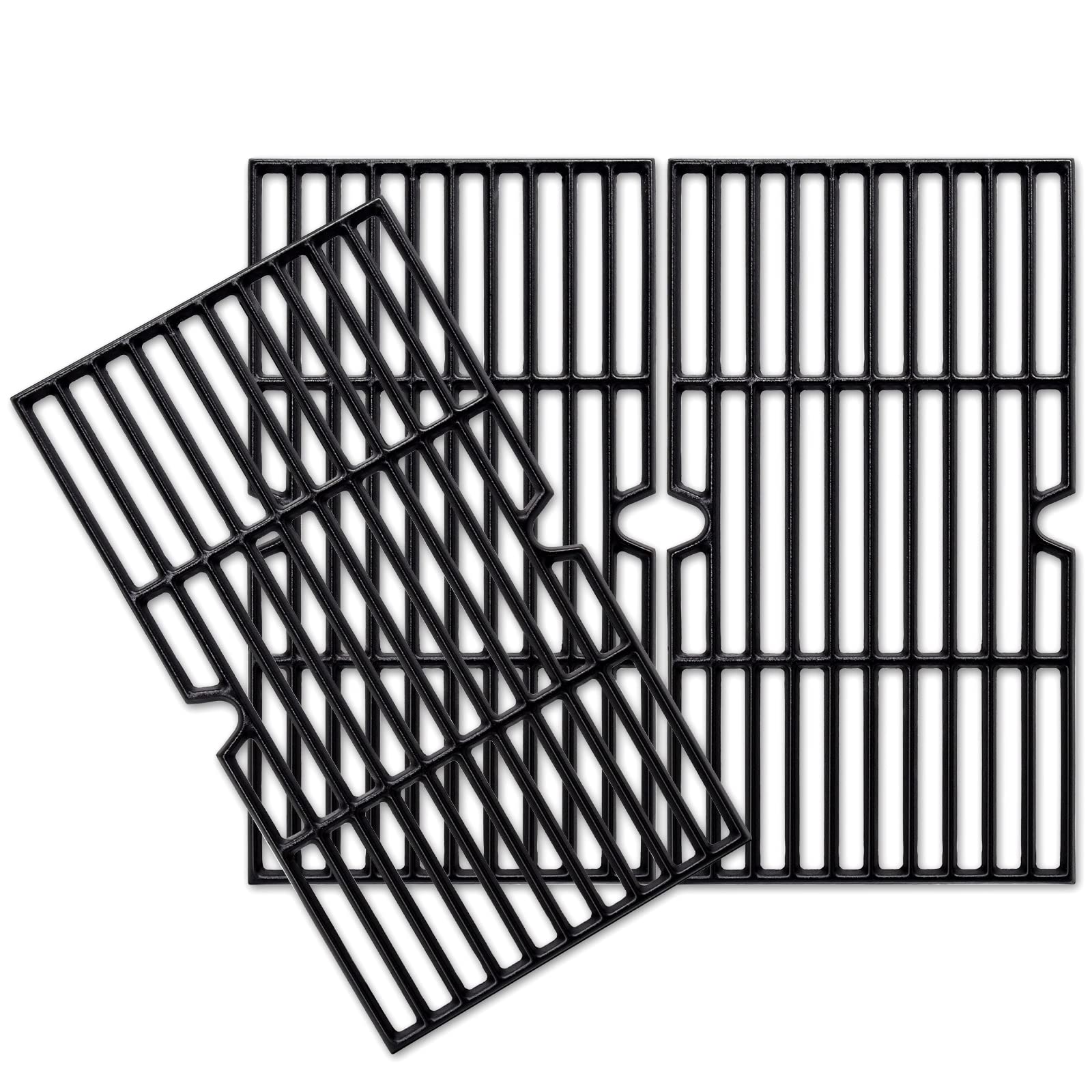 Adviace Grill Grates for Dyna Glo DGF493BNP, DGH474CRP Replacement Parts, Cooking Grates Grid for Backyard Grill Parts BY13-101-001-12, Kenmore 146.23678310, 146.23681310, Uniflame Grill GBC1030WRS.