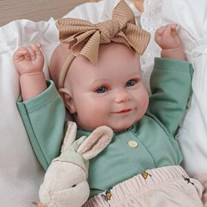 BABESIDE Reborn Baby Dolls, 20Inch Cute Soft Vinyl Realistic-Newborn Baby Dolls Poseable Real Life Lifelike Baby Dolls w/Doll Accessories for 3+ Year Old Girls