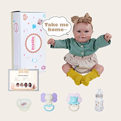 BABESIDE Reborn Baby Dolls, 20Inch Cute Soft Vinyl Realistic-Newborn Baby Dolls Poseable Real Life Lifelike Baby Dolls w/Doll Accessories for 3+ Year Old Girls