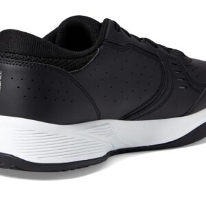 Skechers Men's Viper Court Smash-Athletic Indoor Outdoor Pickleball Shoes | Relaxed Fit Sneakers, Black/White, 10.5 X-Wide